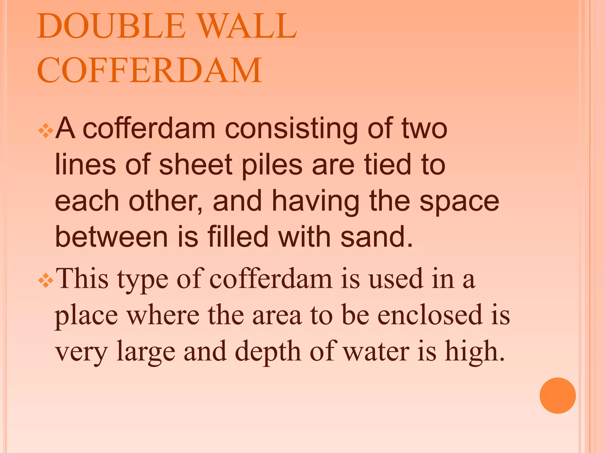 Types of-cofferdams | PPTX