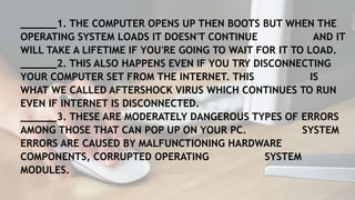 types-of-computer-errors.pptxpowerpointp | PPT