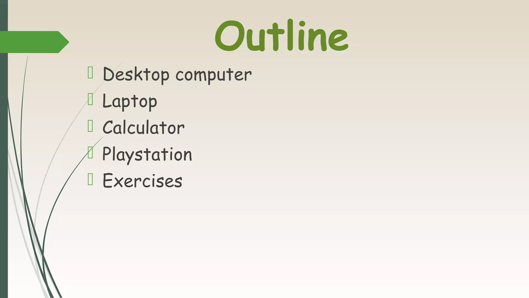Types of computers grade1 | PPT