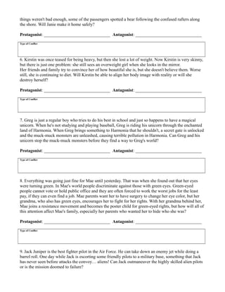 Types of-conflict-worksheet-1 | RTF