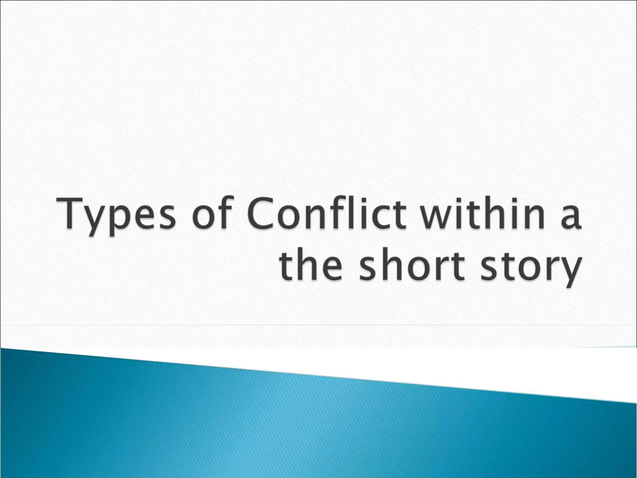 types of conflict | PPT | War and Conflicts
