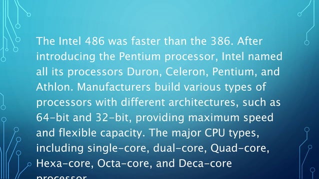 TYPES-OF-CPU-AND-PROCESSING-UNITS.pptx... | PPTX | Operating Systems | Computer Software and ...