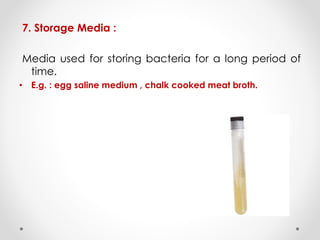 Types-of-culture-media in microbiology pdf | PDF