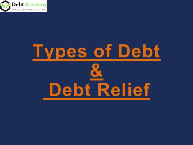 Types of Debt | PPTX