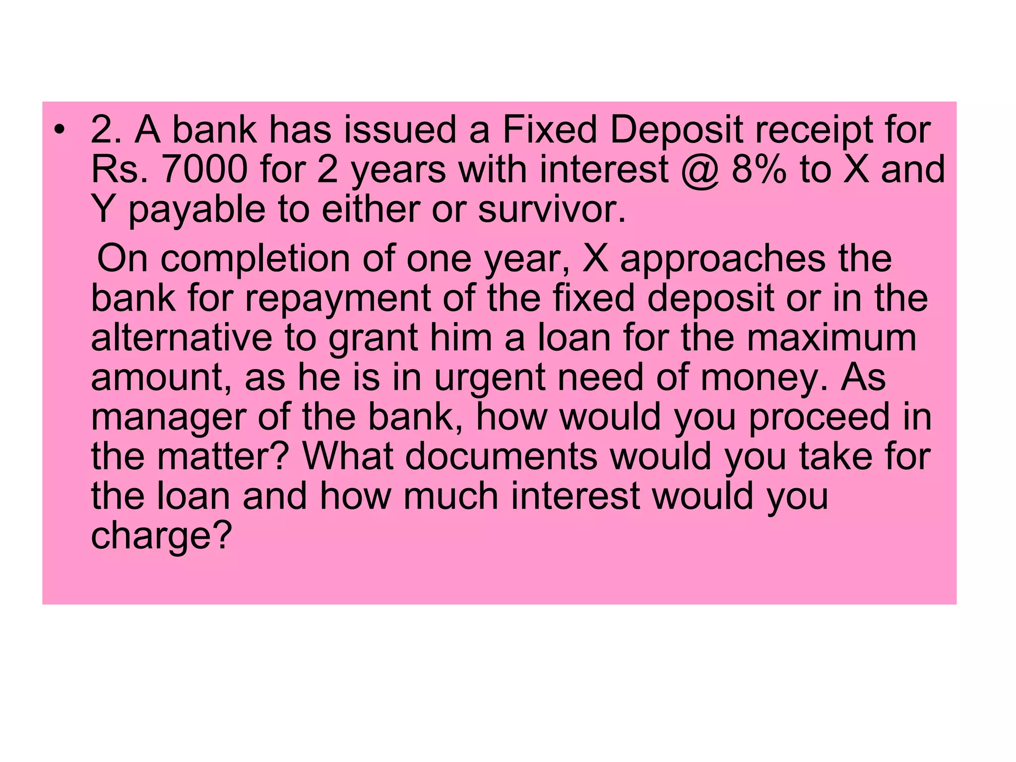 Types Of Deposit Account | PPT