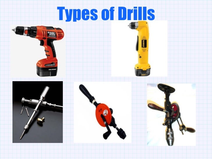 Types Of Drills Types Of Drills
