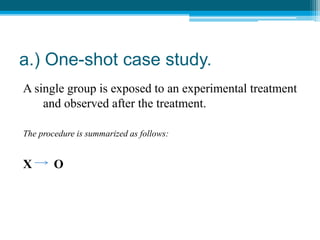 Types of experimental research designs | PPTX
