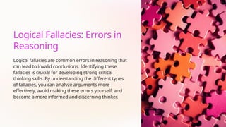 Types-of-fallaciesfinal of Philosophicaly | PPT