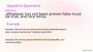 Types-of-fallaciesfinal of Philosophicaly | PPT