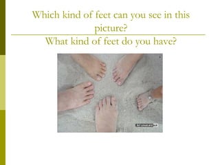Types Of Feet Slide Show | PPT
