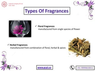Fragrance & Their Types | PPTX