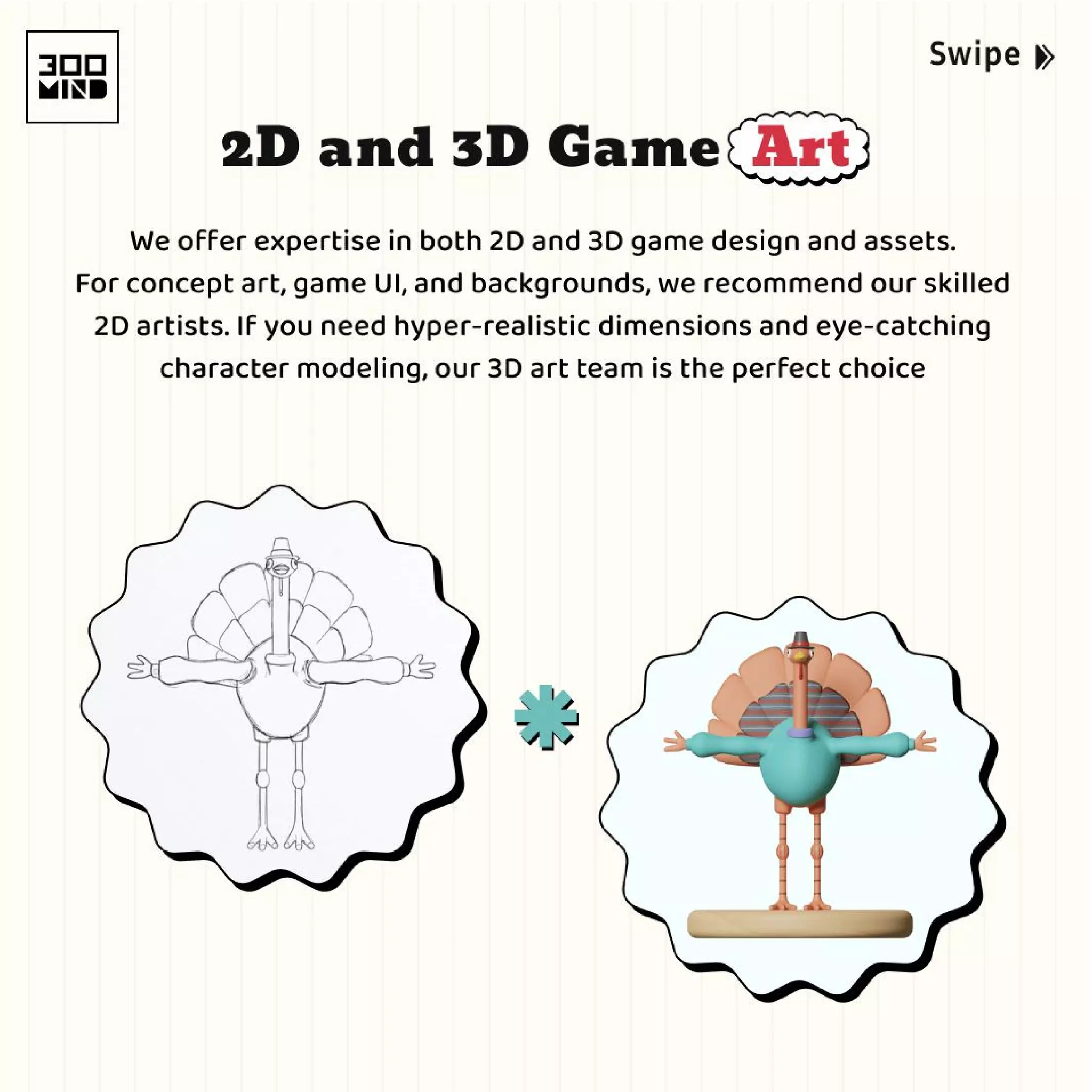 What Types of Game Art Project Can You Outsource From 300Mind? | PDF