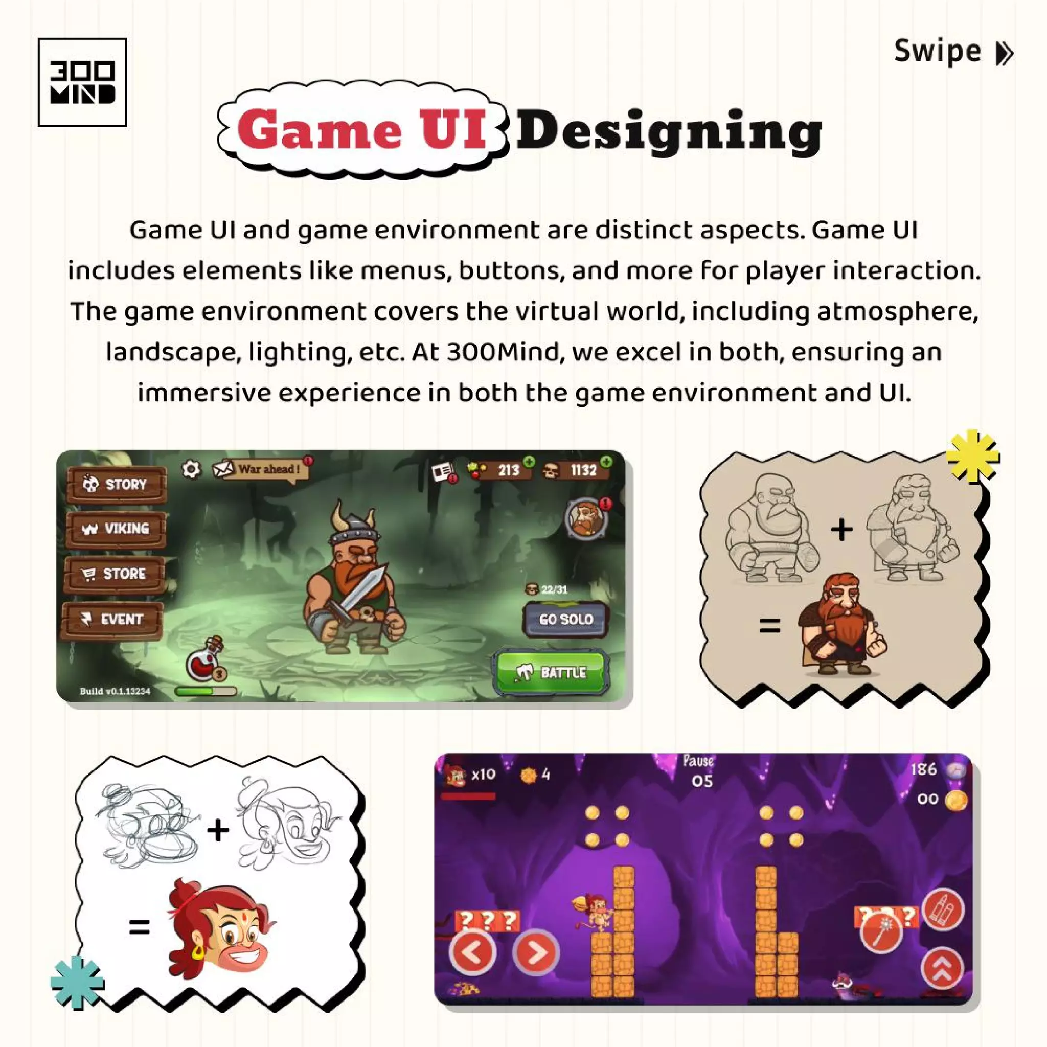 What Types of Game Art Project Can You Outsource From 300Mind? | PDF