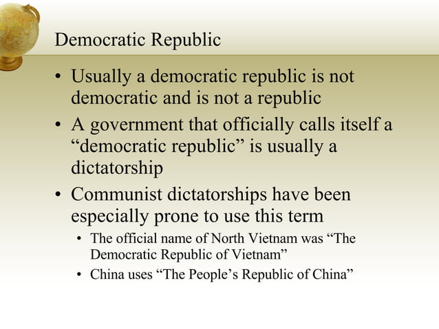 Types Of Government | PPT