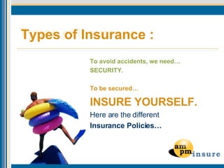 Types Of Insurance | PPT