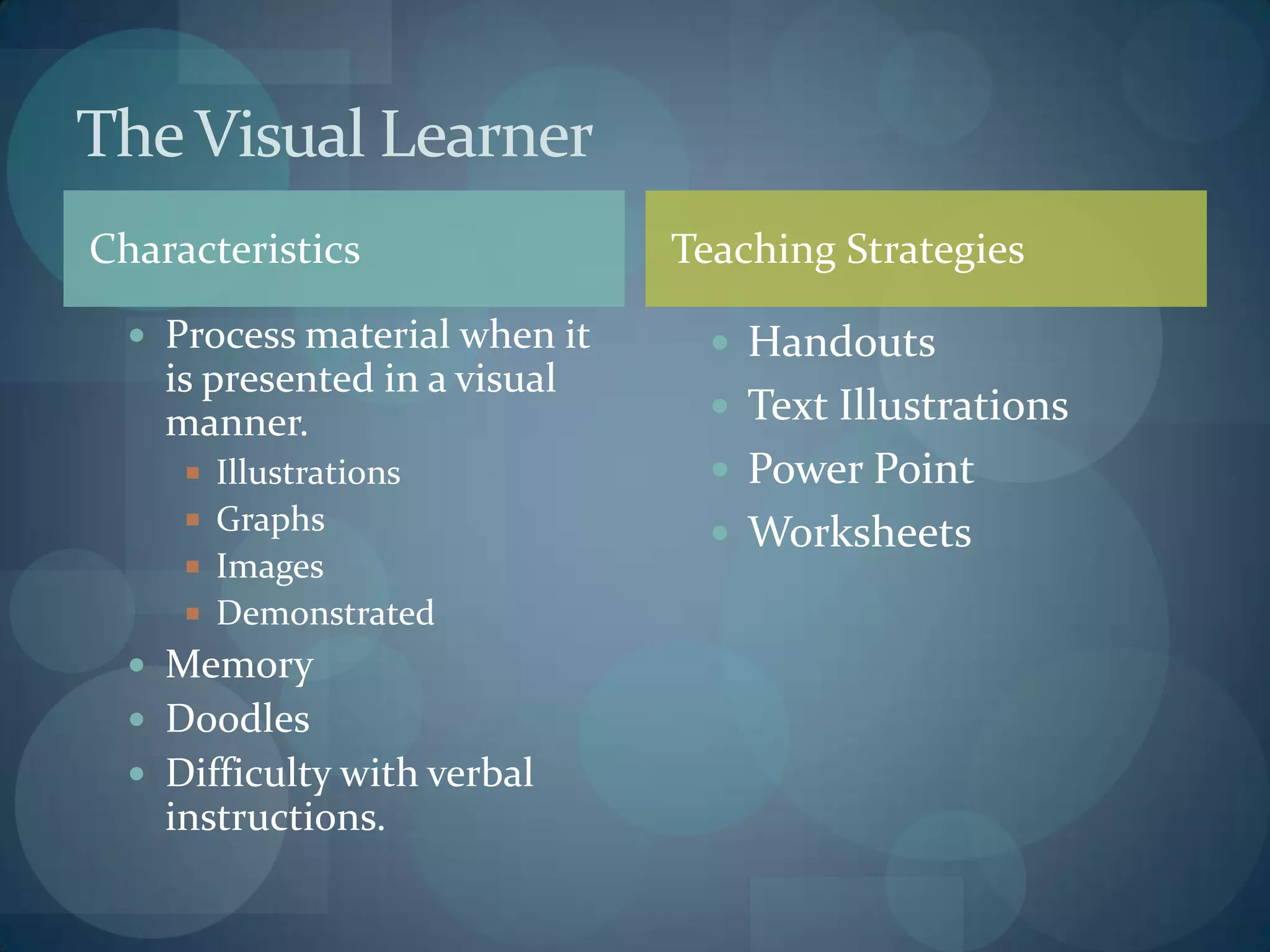 Types of Learners | PPTX