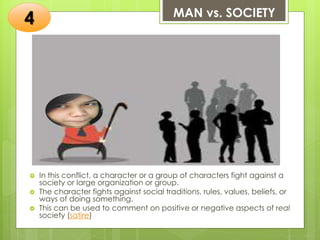 Types of Literary Conflict | PPTX