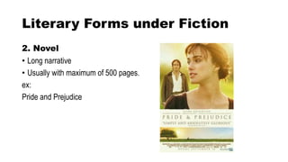 Types-of-Literature and the different examples | PPTX