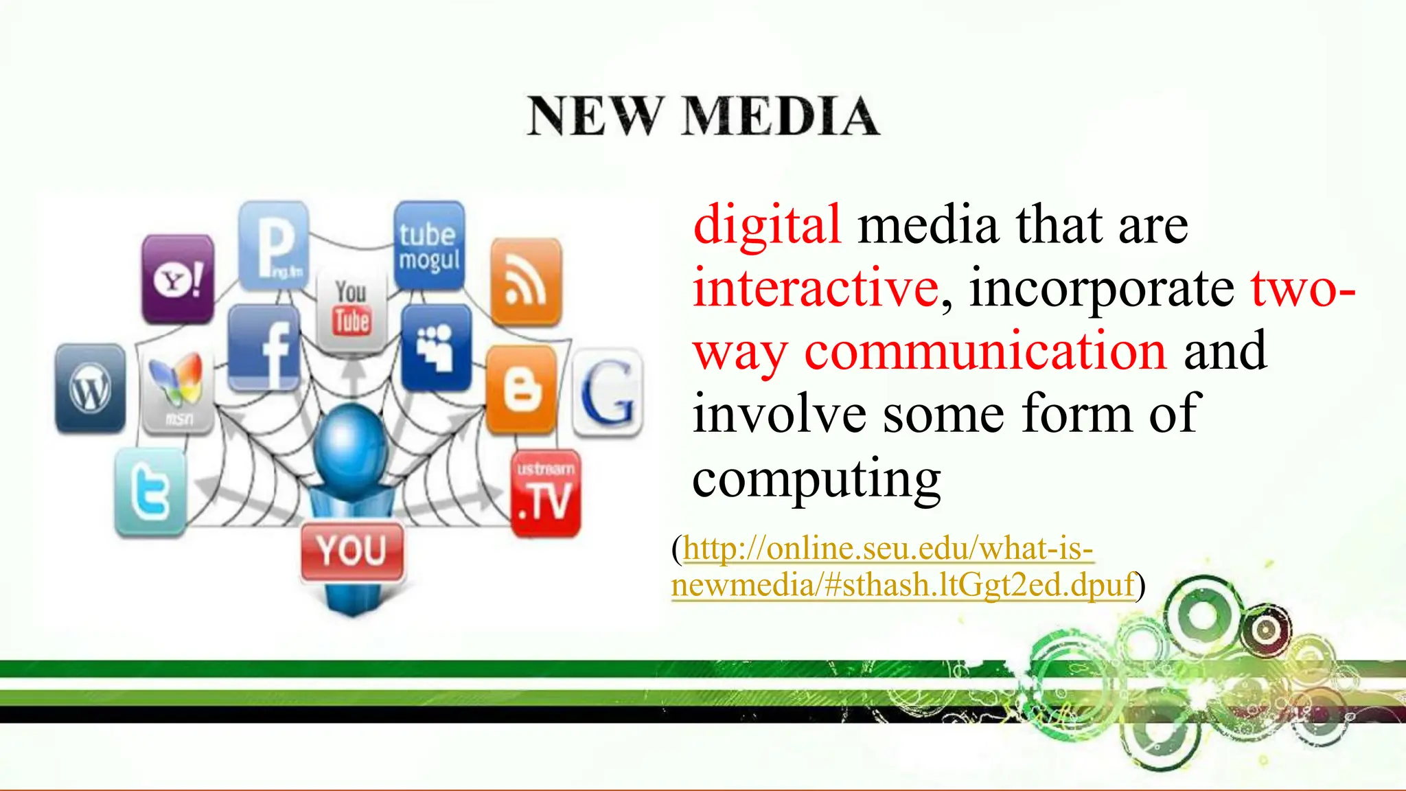 Types of media and information technology | PDF