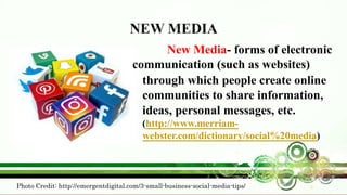 Types of media and information technology | PPT