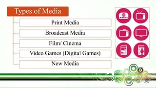 Types of media and information technology | PPT