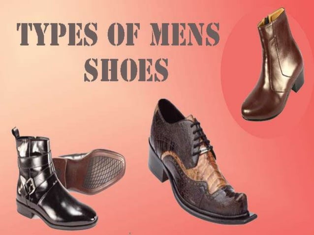 Types of-mens-shoes | PPTX