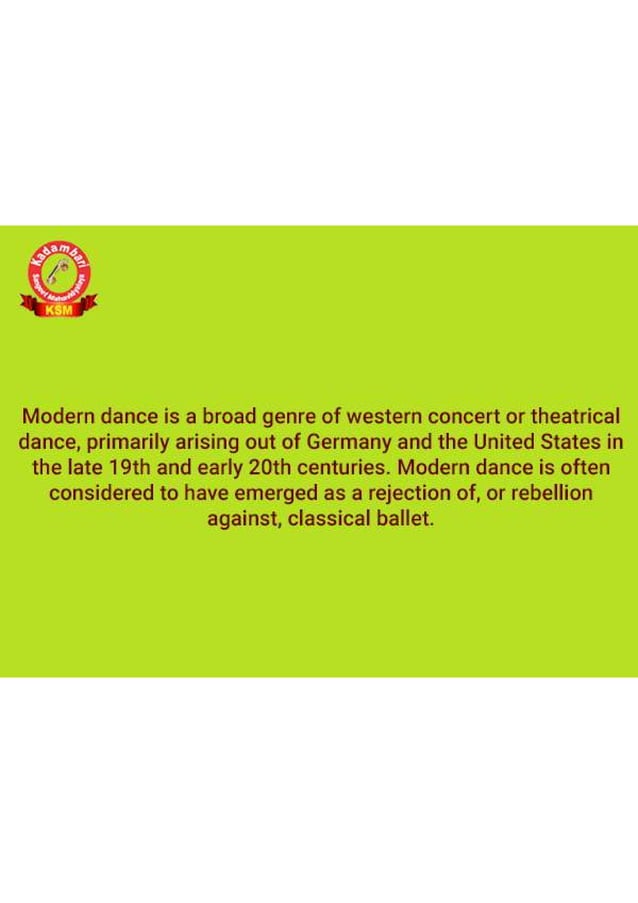 Types of-modern-dance | PDF