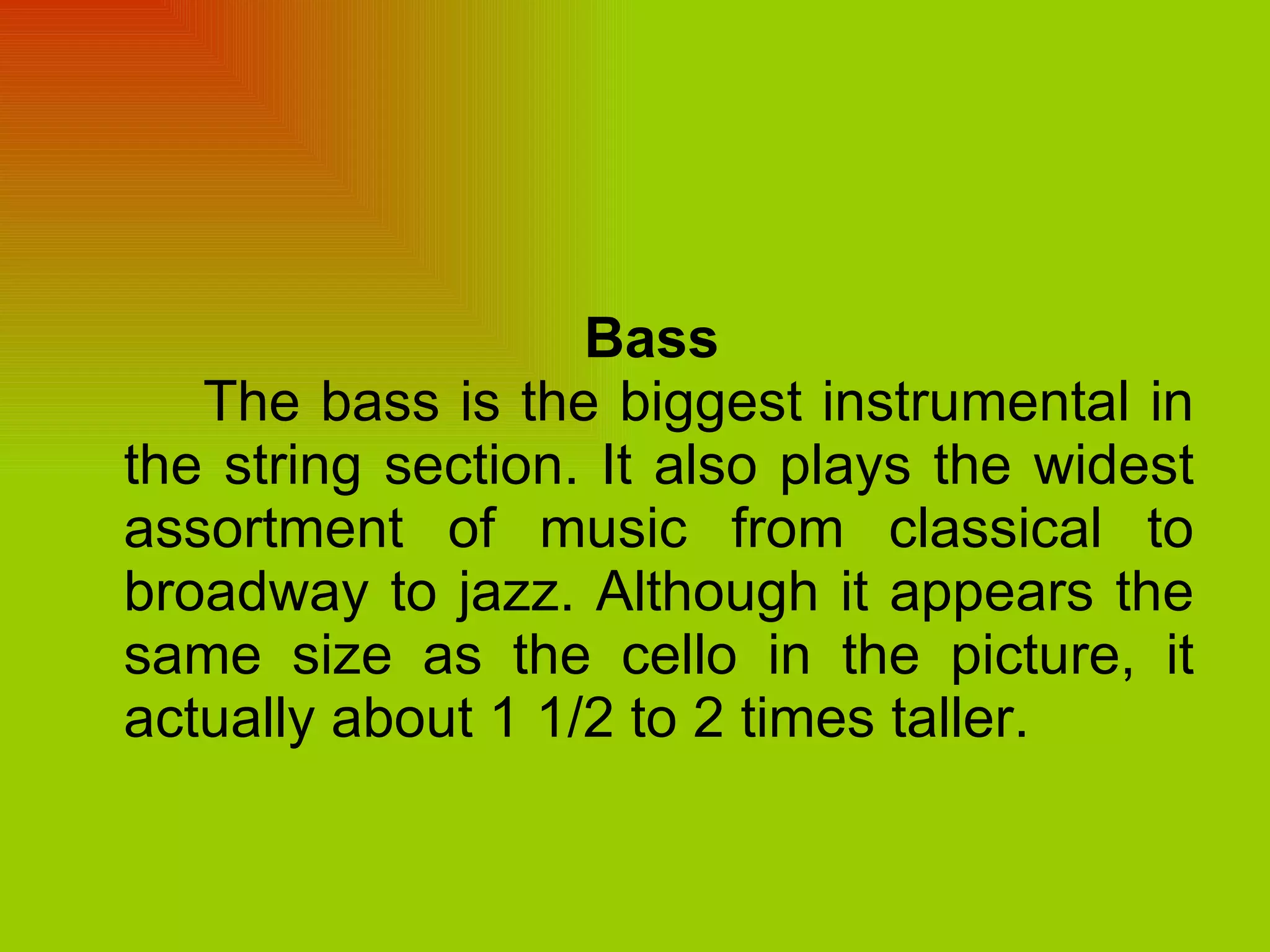 Types Of Musical Instruments | PPT