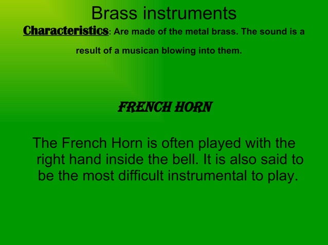 Types Of Musical Instruments | PPT | Music | Entertainment