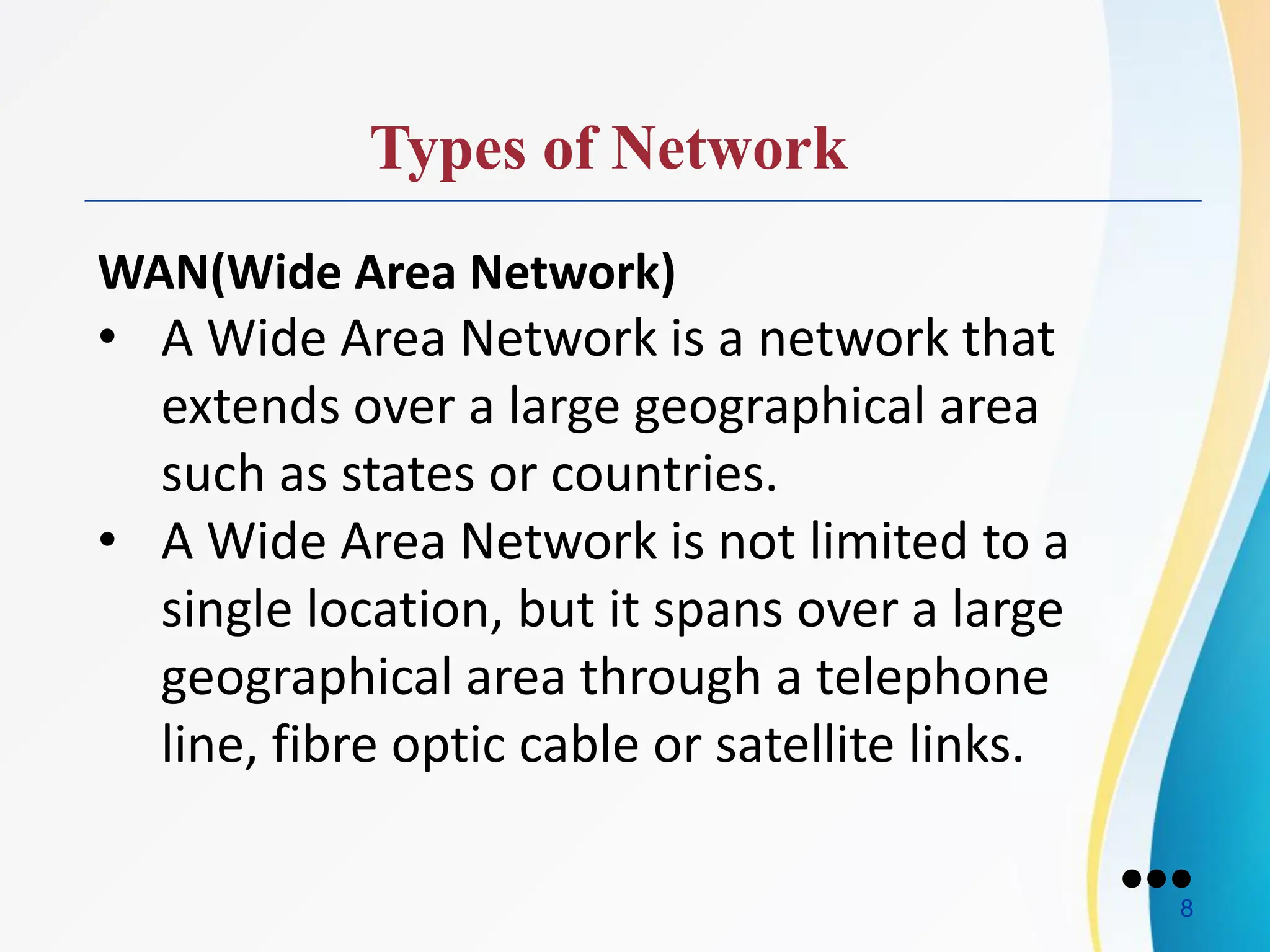 Types of network in ICT which helps the students for better ...