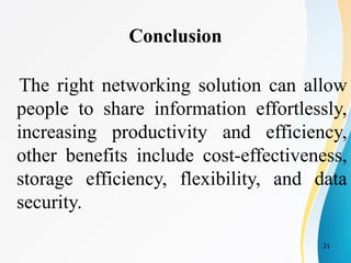 Presentation on types of network in learning through ICT | PPTX