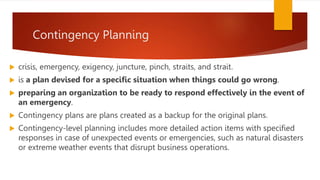 types-of-planning-new.pptx | Business Administration | Business