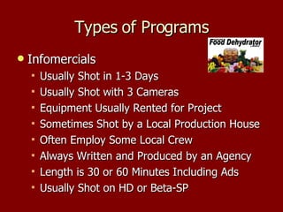 Film and Video Projects and Program Development | PPT | Video ...