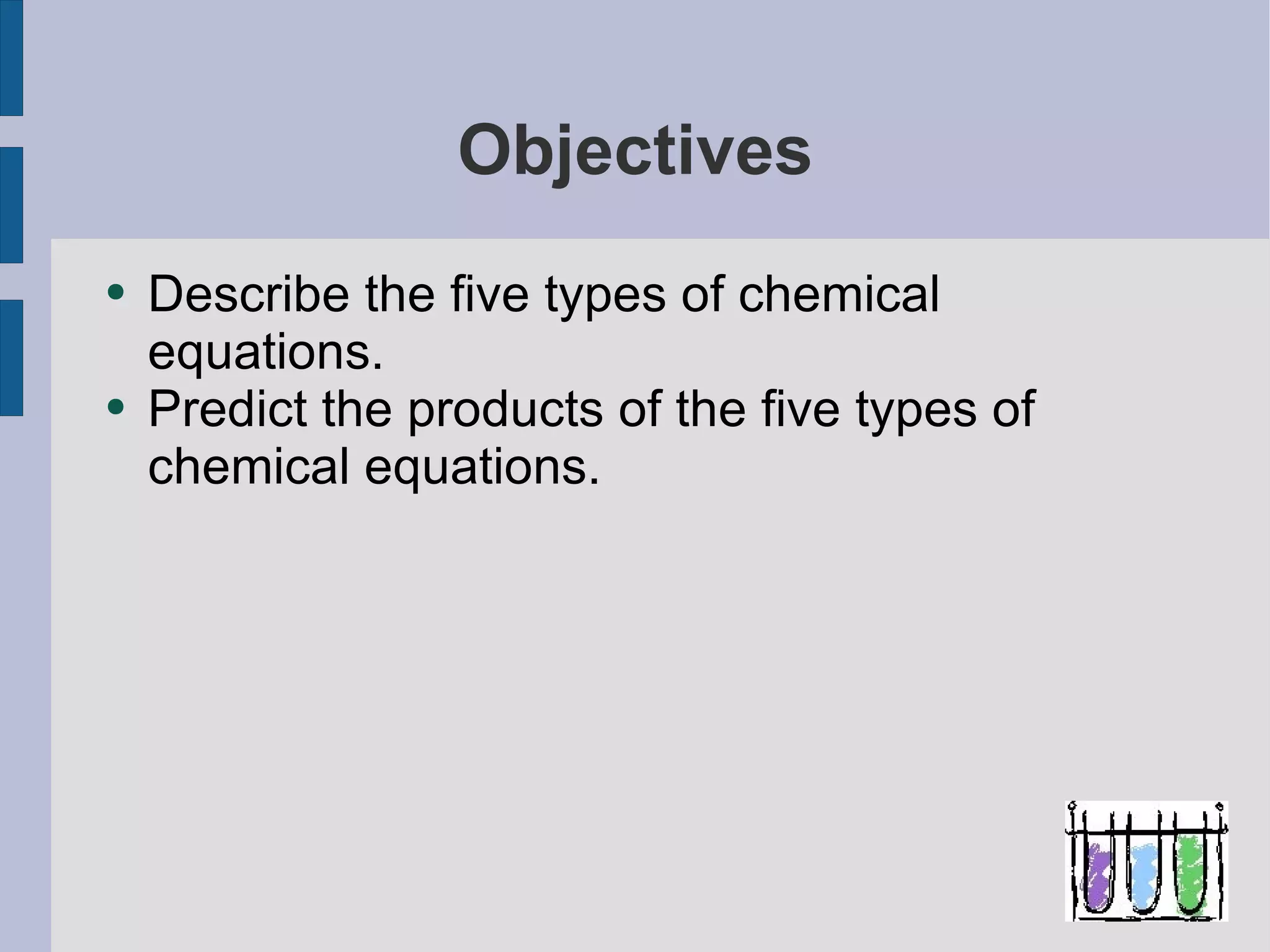 Types of Reactions: Synthesis | ODP