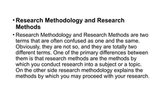 Types-of-Research-Methodologies PowerPoint | PPTX