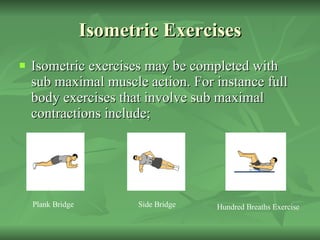 Types Of Isokinetic Exercises