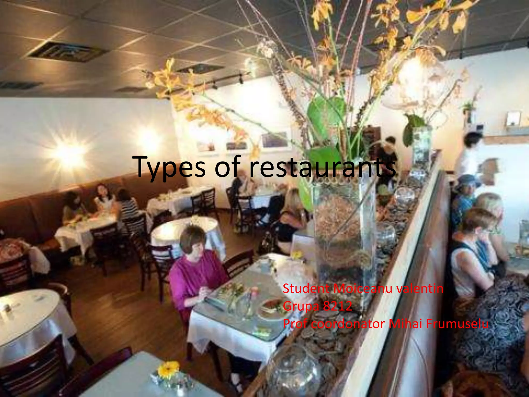 Types of-restaurants | PPT
