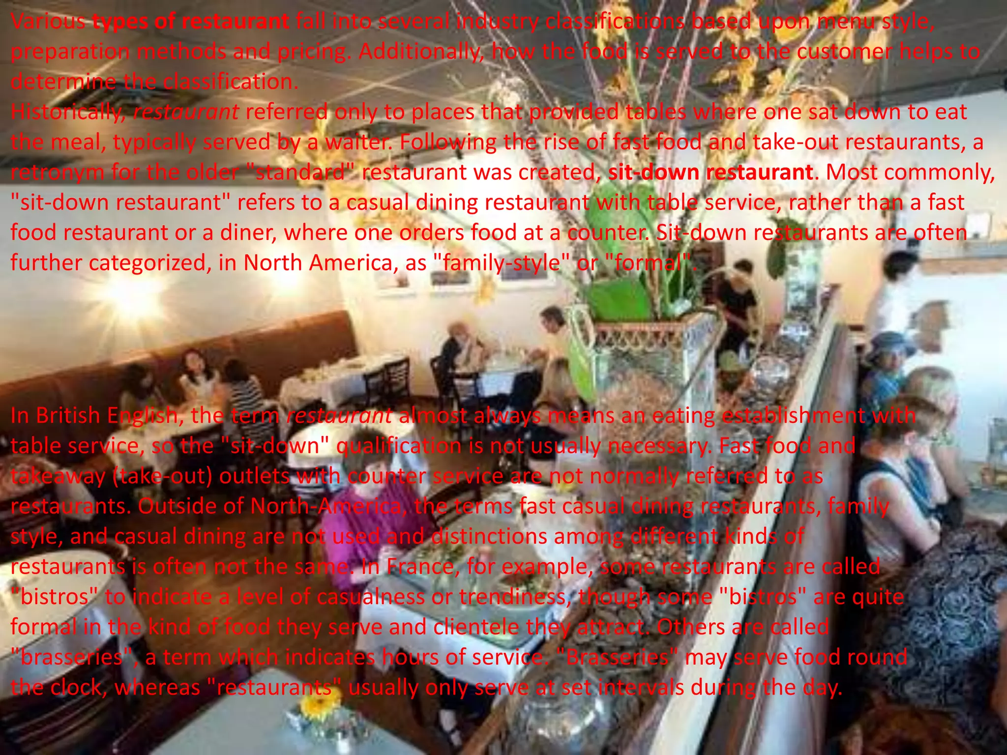 Types of-restaurants | PPTX