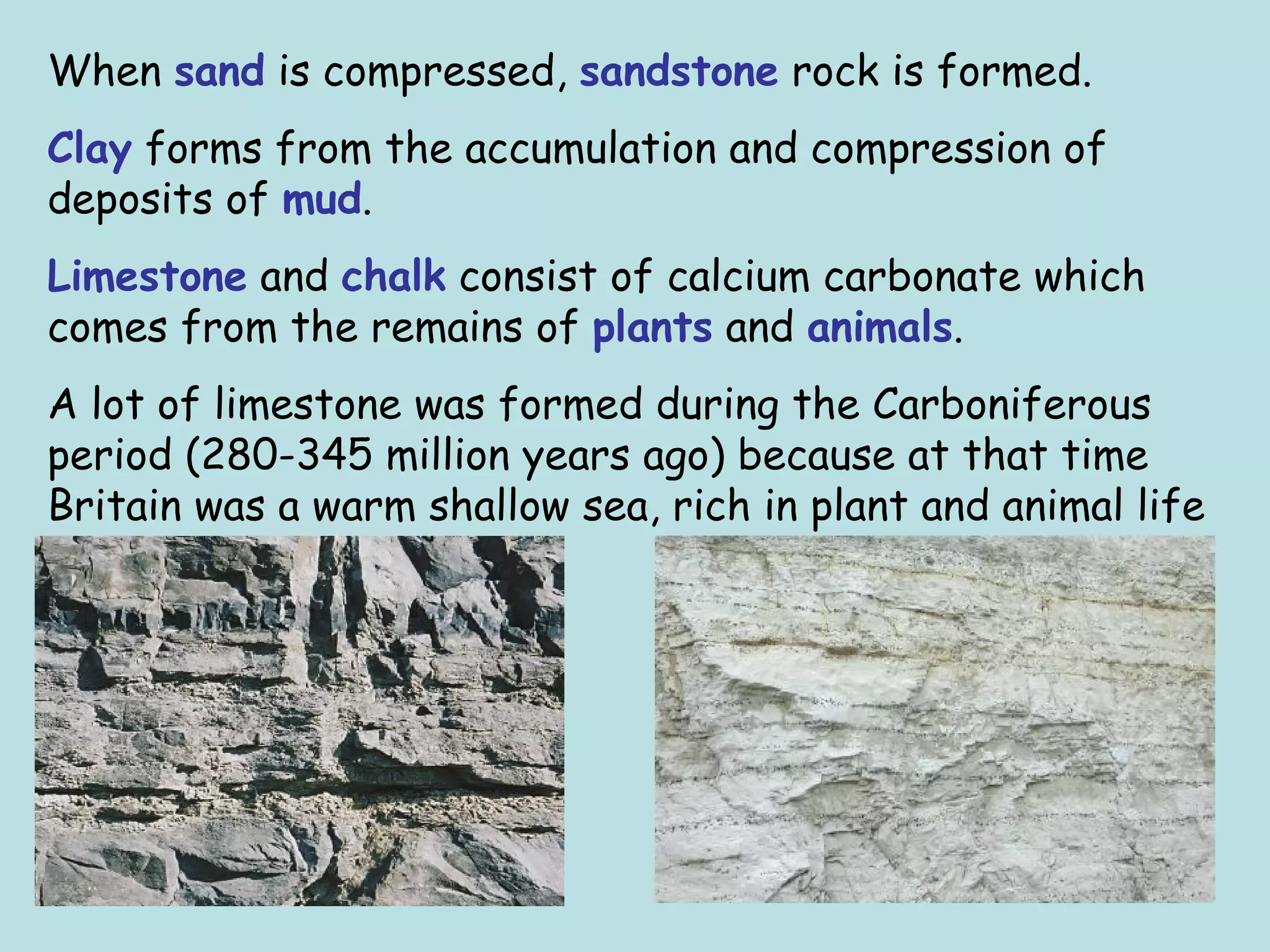 Types of Rock and their distribution in the UK | PPT