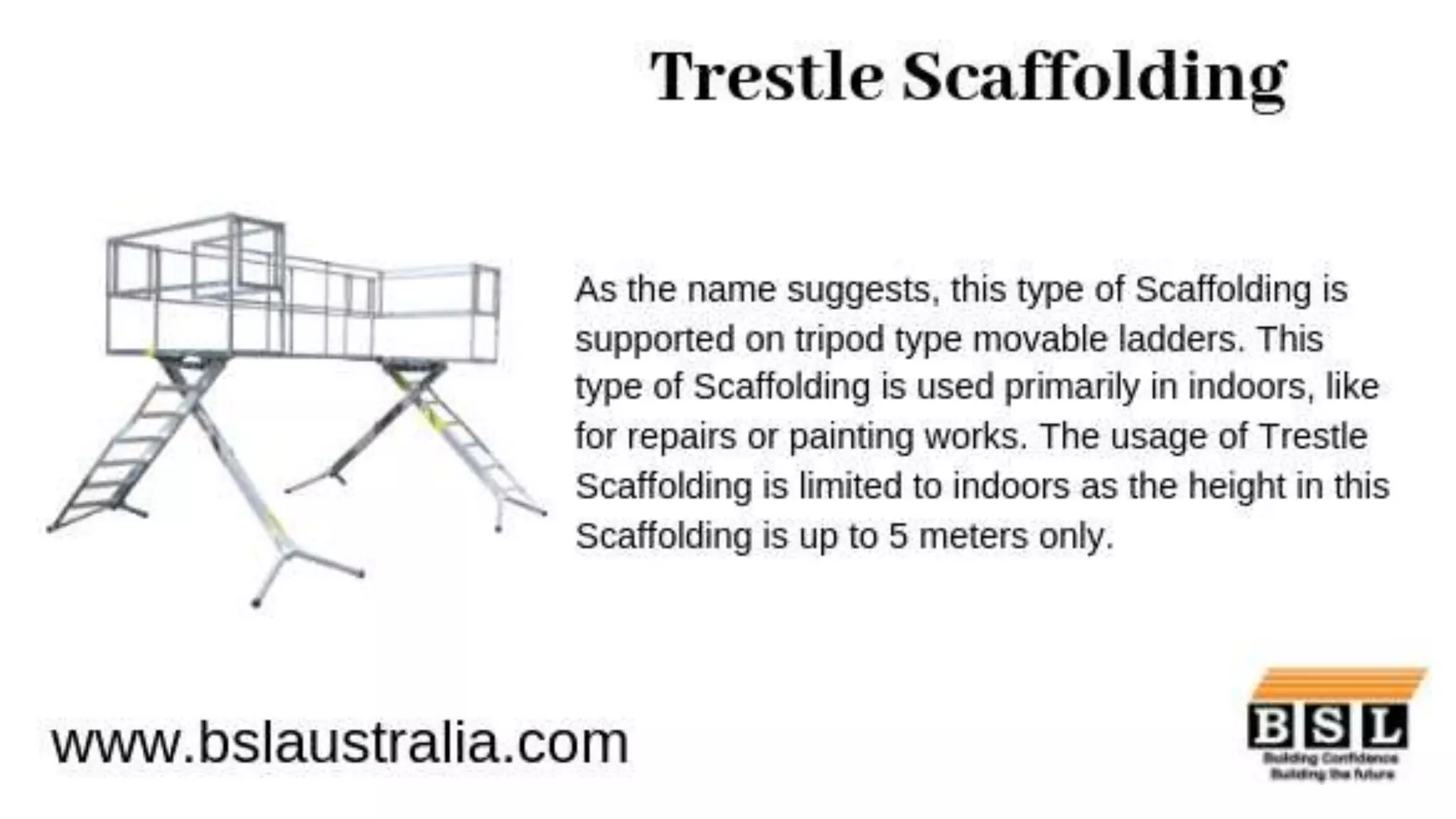 Types of Scaffolding - BSL Australia - Australia Scaffolding | PPTX