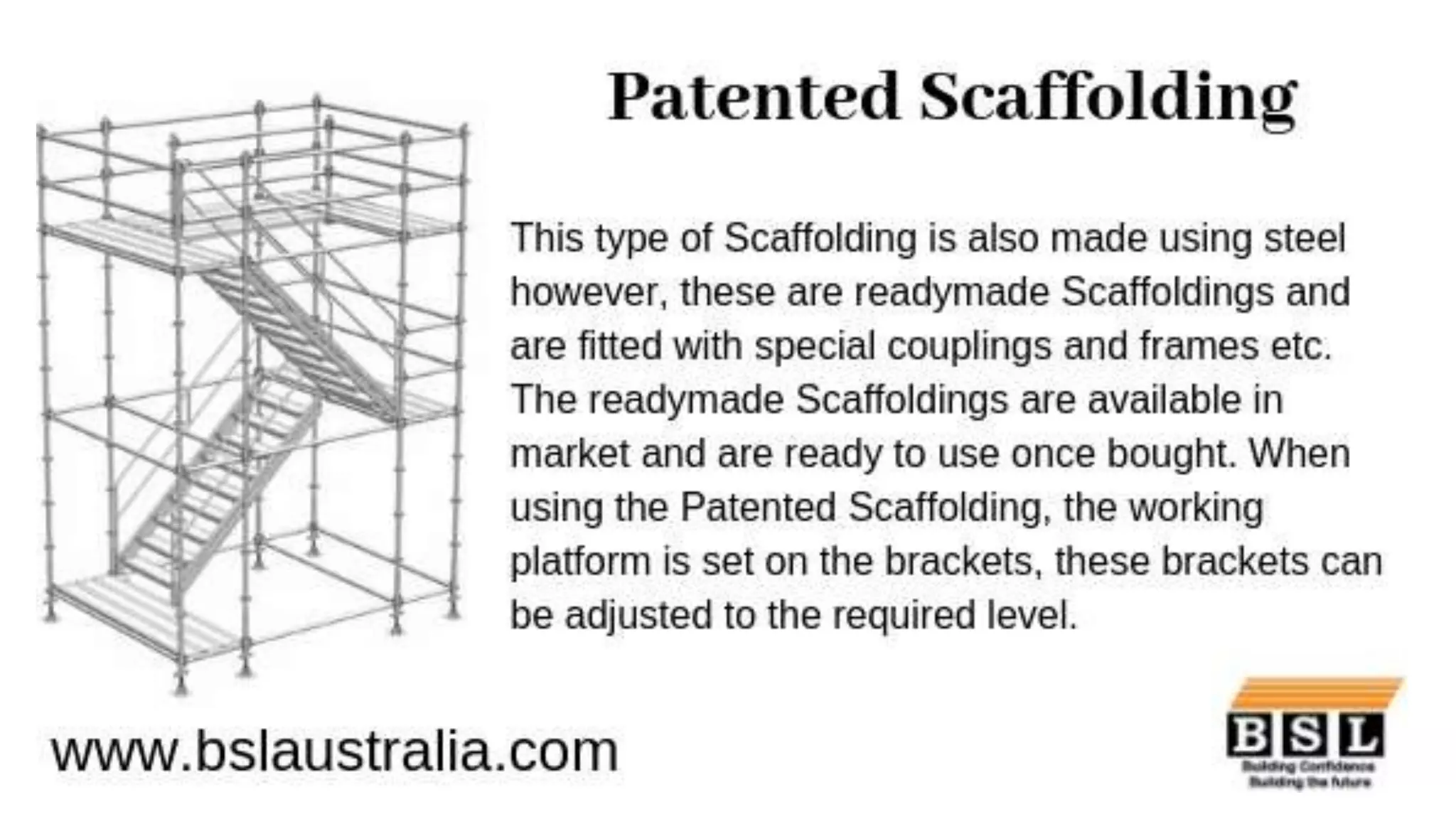 Types of Scaffolding - BSL Australia - Australia Scaffolding | PPTX