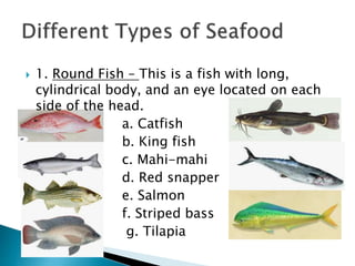 Types of-seafood | PPTX