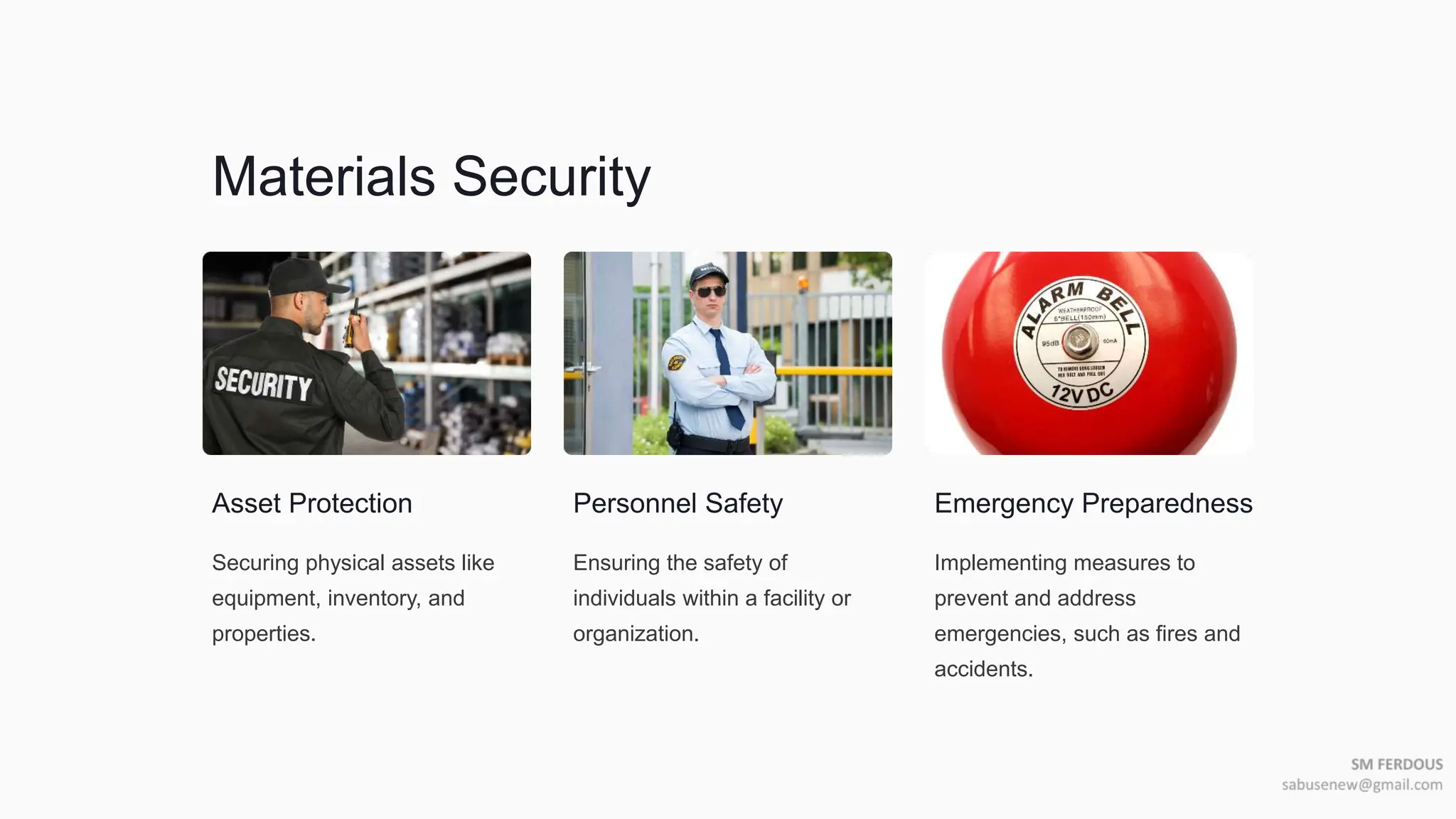 Types of Security -Man, Material and Data | PPTX