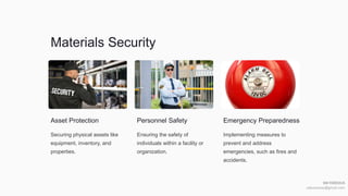 Types of Security -Man, Material and Data | PPTX
