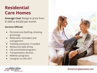 Types of Senior Care | PDF