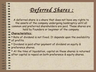 Types of-shares | PPT