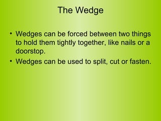types of simple machines | PPT
