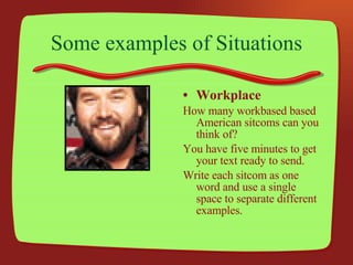 Types of Sitcoms | PPT