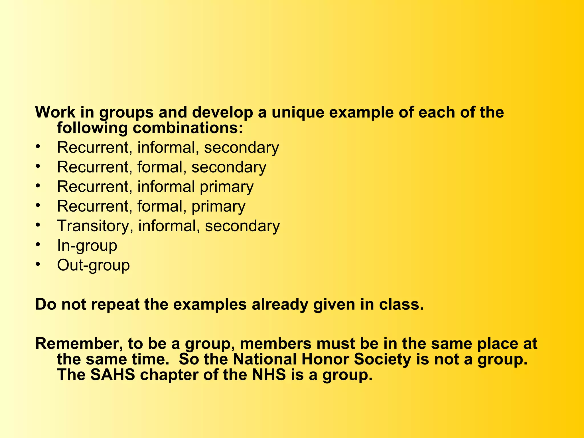 Types Of Social Groups Powerpoint | PPT