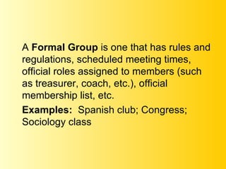 Types Of Social Groups Powerpoint | PPT